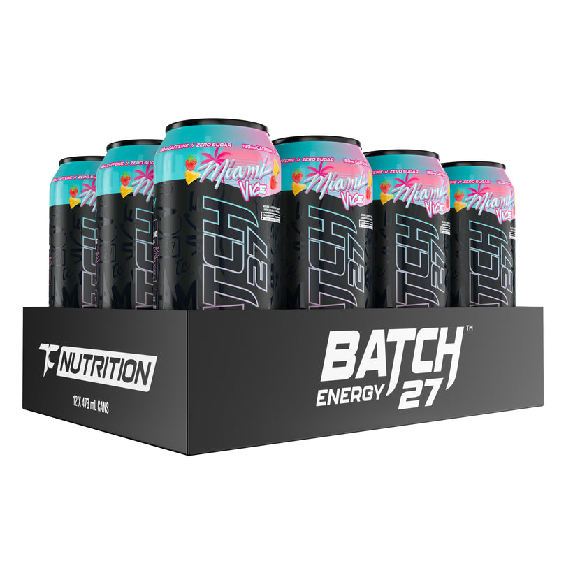 Batch 27 Energy Drink (12 Pack) – TC Nutrition Canada | Expect Results