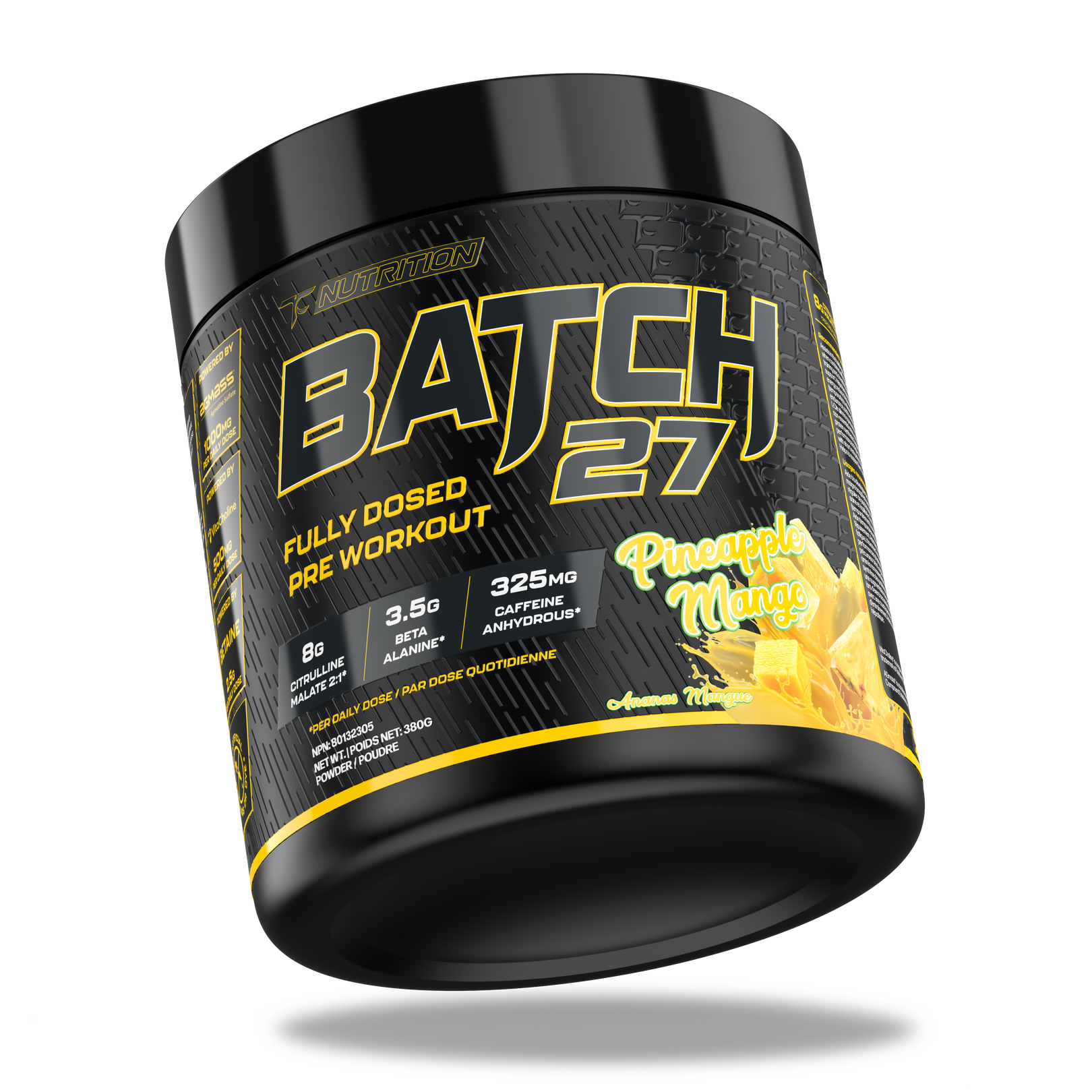 Batch 27 Pre Workout Supplement – TC Nutrition Canada | Expect Results