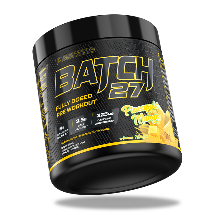 Batch 27 Pre Workout Supplement – TC Nutrition Canada | Expect Results