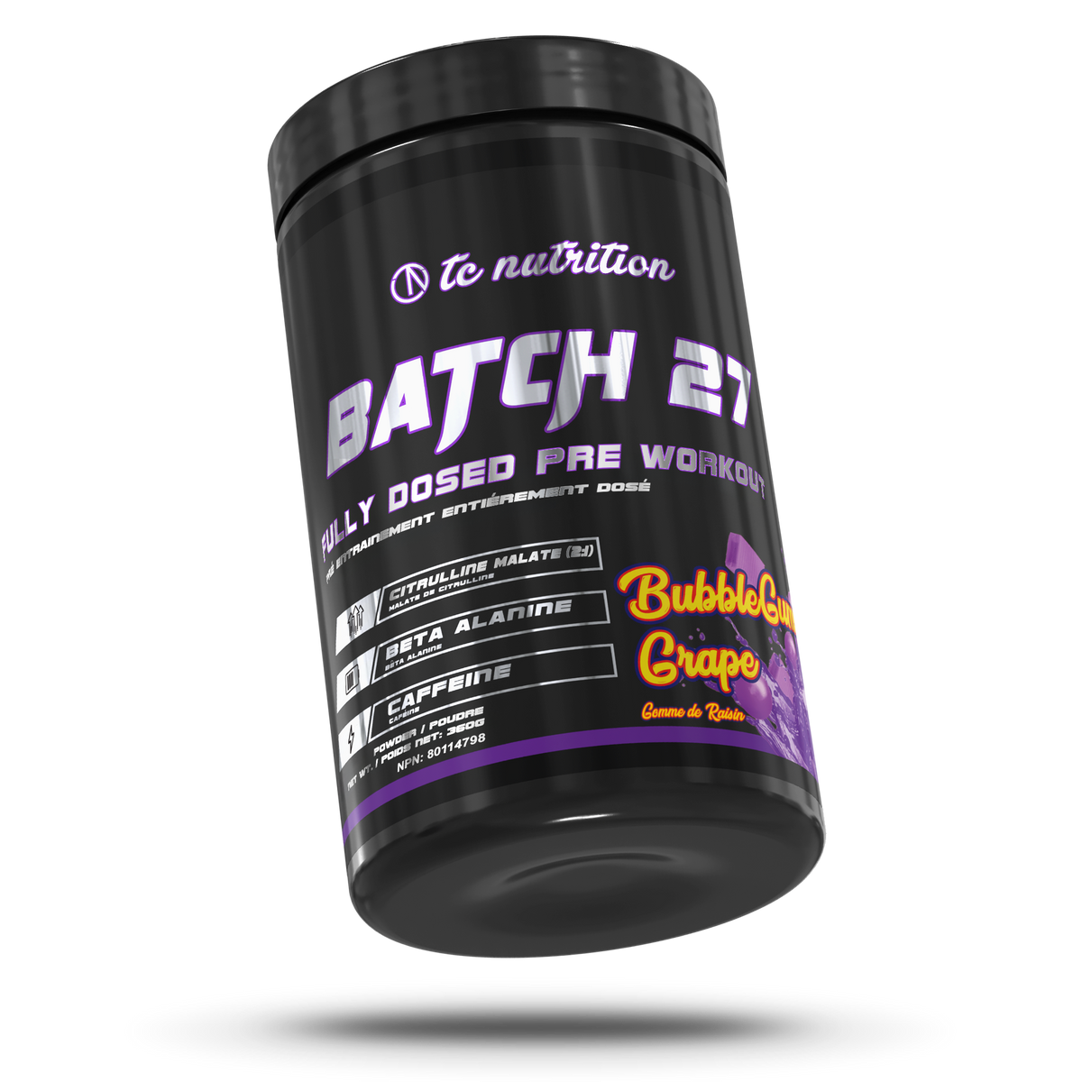 Batch 27 Pre Workout Supplement – TC Nutrition Canada | Expect Results