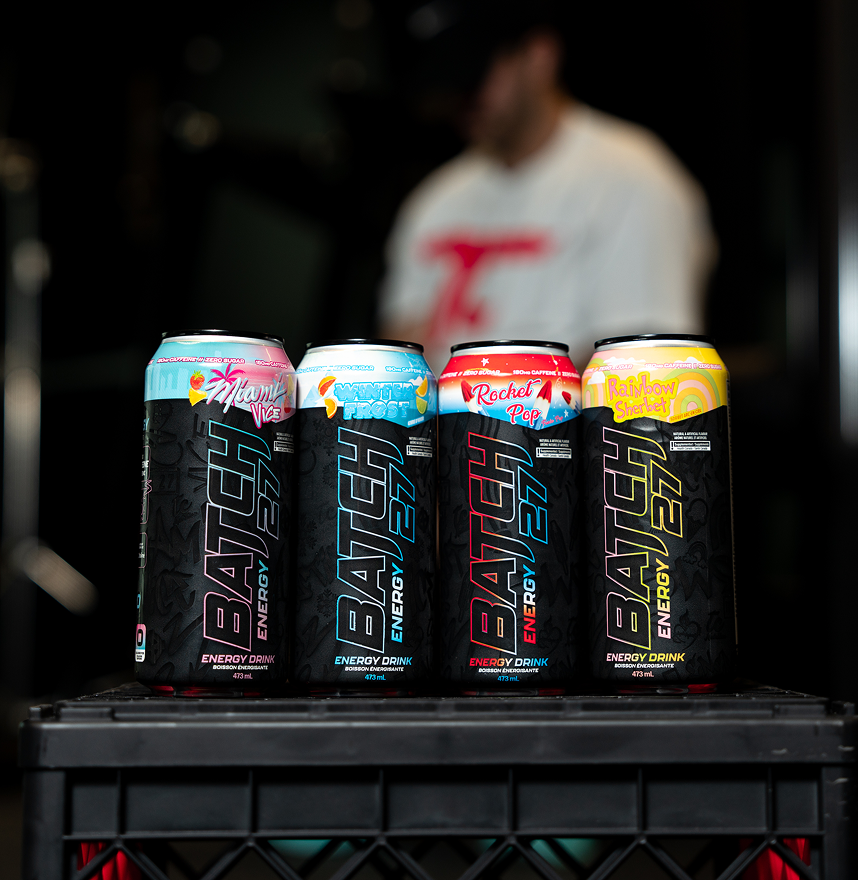 Batch 27 Energy Drink (12 Pack) – TC Nutrition Canada | Expect Results